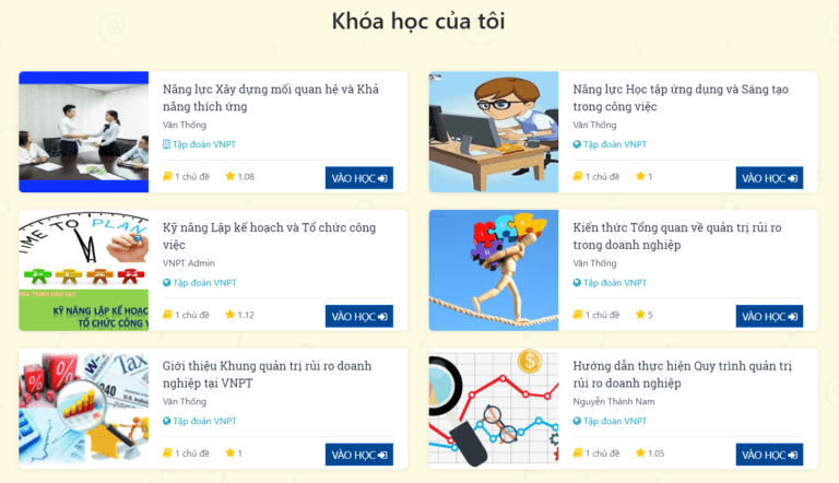 Phần mềm học trực tuyến VNPT Elearning - Hệ thống học online VNPT