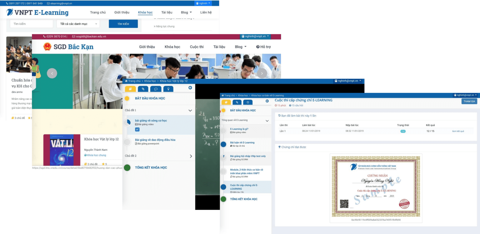 Phần mềm quản lý trường học Vnedu - Hệ thống quản lý giáo dục VNPT